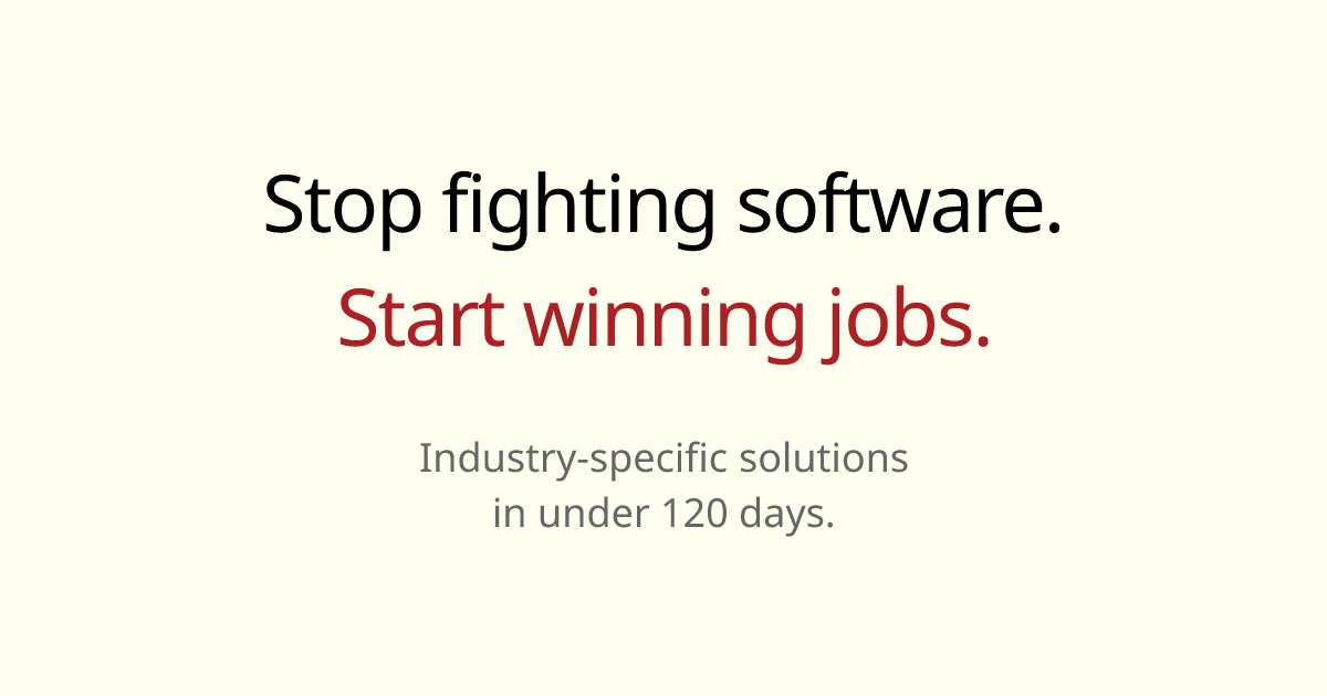 Industry-Specific Software That Actually Works | Studio Division